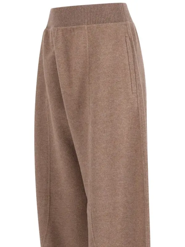 Max Mara Pantalone Jogger In Lana E Cashmere