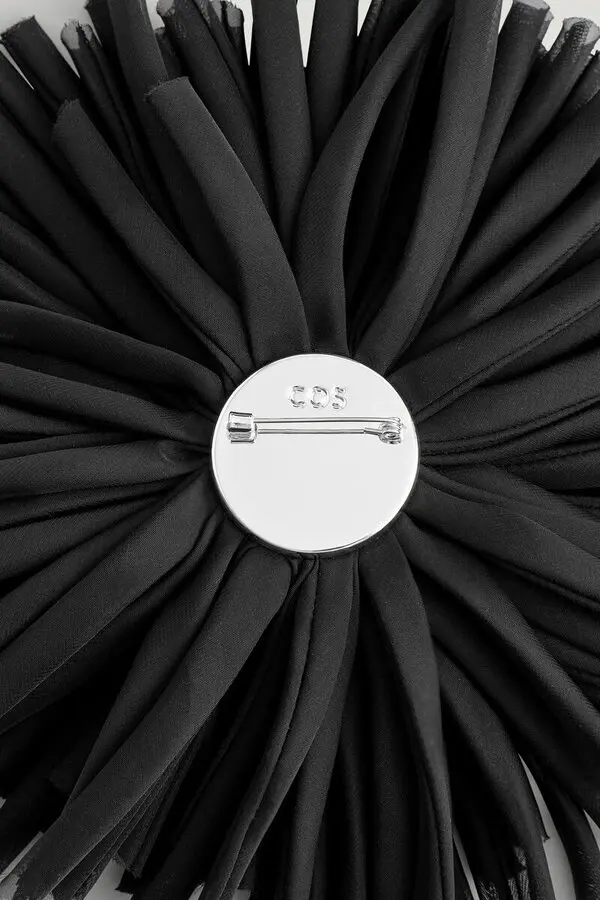 Cos Floral Rosette Brooch