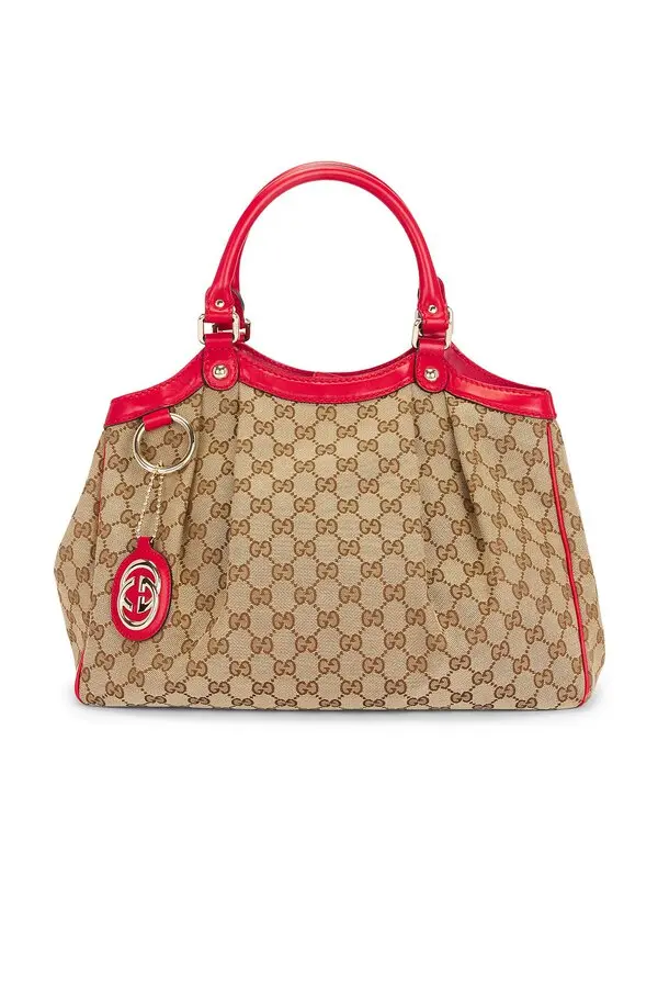 Gucci Sukey Tote Bag In Pink - Brown