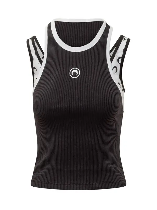 MARINE SERRE Layered T-shirt Tank