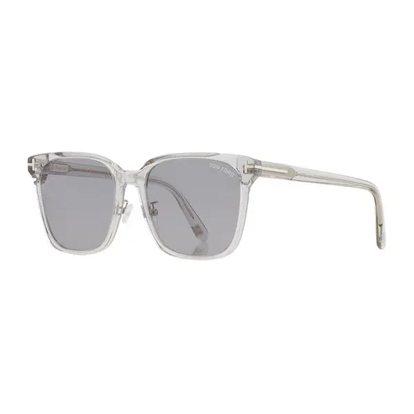TOM FORD Ft0891-k Mini Smoke Polarized Sunglasses - Transparent Grey