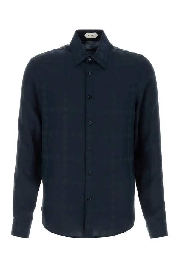 Versace Midnight Silk Shirt For