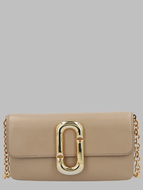 Marc Jacobs Scene Mini Wallet With Chain - Dove