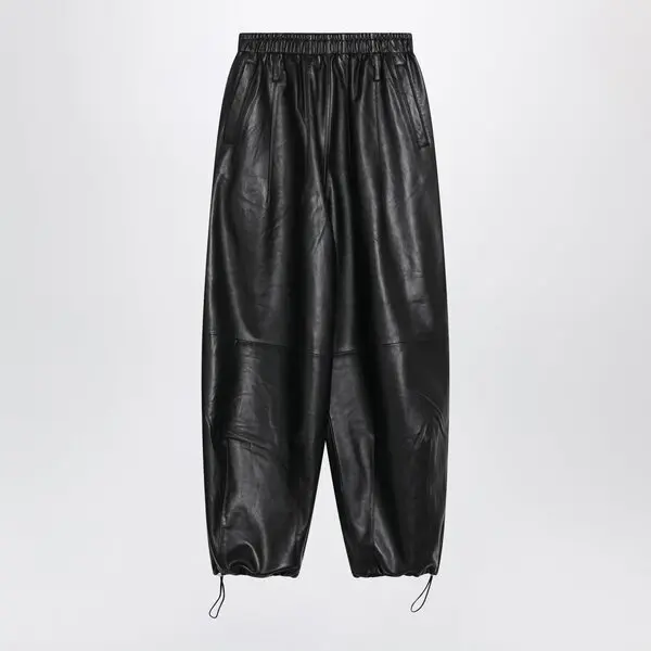 THE FRANKIE SHOP Oakdale Mini Leather Trousers - Black