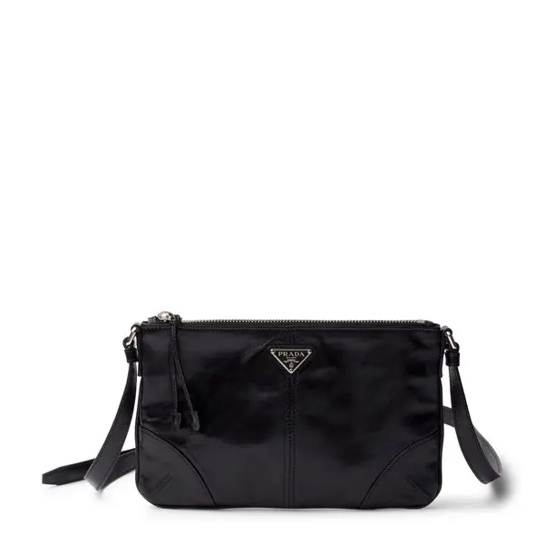 Prada Mini Leather Smartphone Holder Handbag