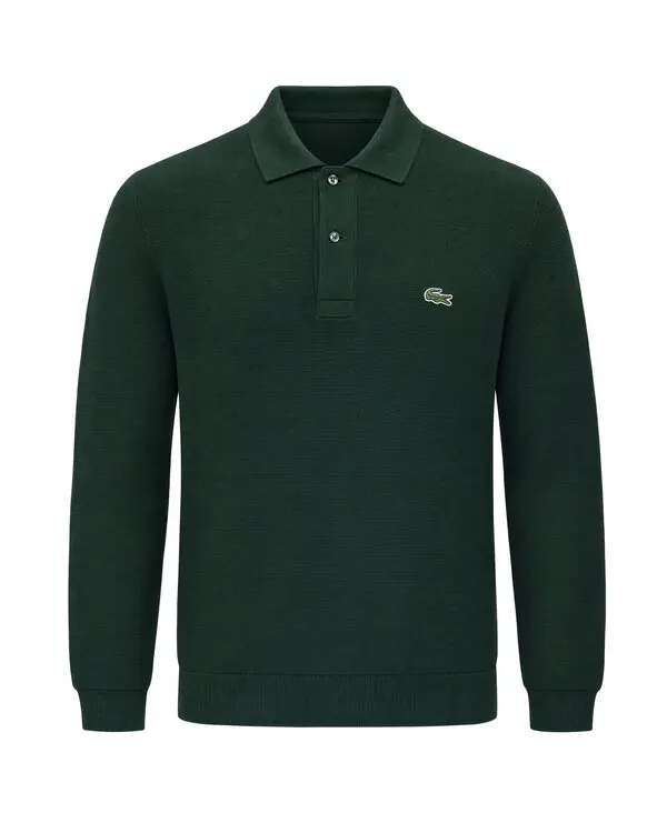 Lacoste Long Sleeve Polo Shirt - Sinople