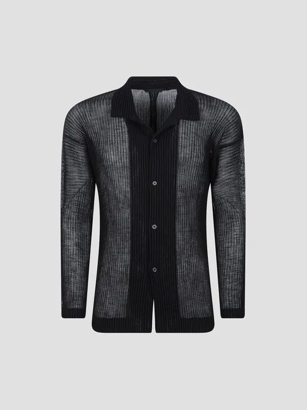 Issey Miyake Homme Plissé Pleated Shirt Mini