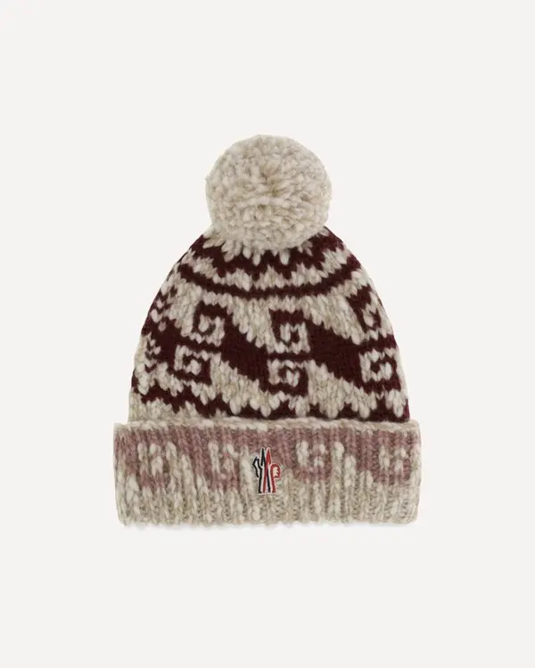 Moncler Wool-alpaca Blend Beanie With Pom-pom