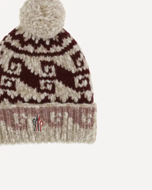 Moncler Wool-alpaca Blend Beanie With Pom-pom