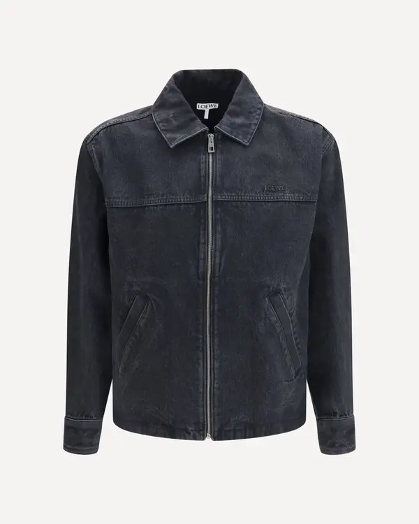 Loewe Zip-up Denim Jacket