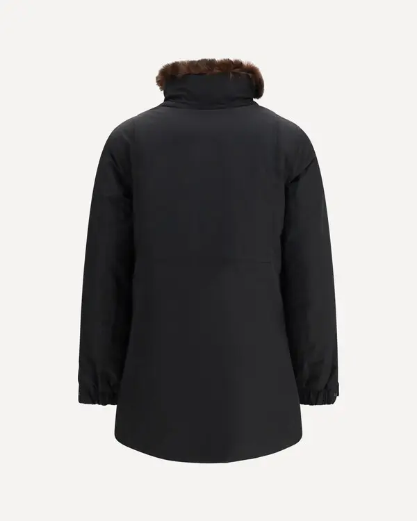 Woolrich Erie Ramar Coth Insuated Jacket With Hood Femae