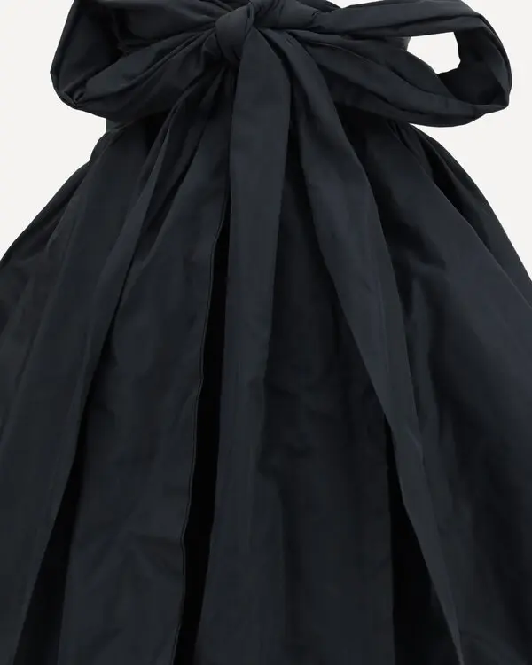 Blumarine Taffeta Skirt With Side Bow