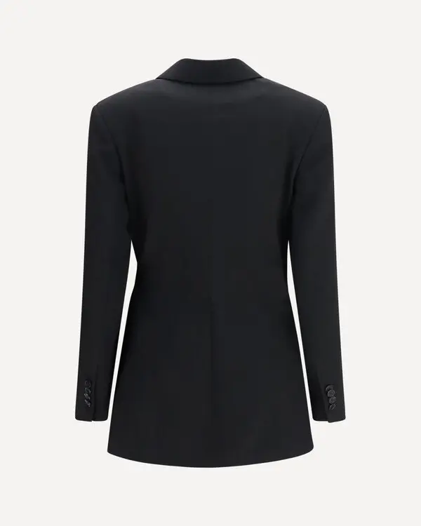 Loewe Draped Wool Jacket With Belt