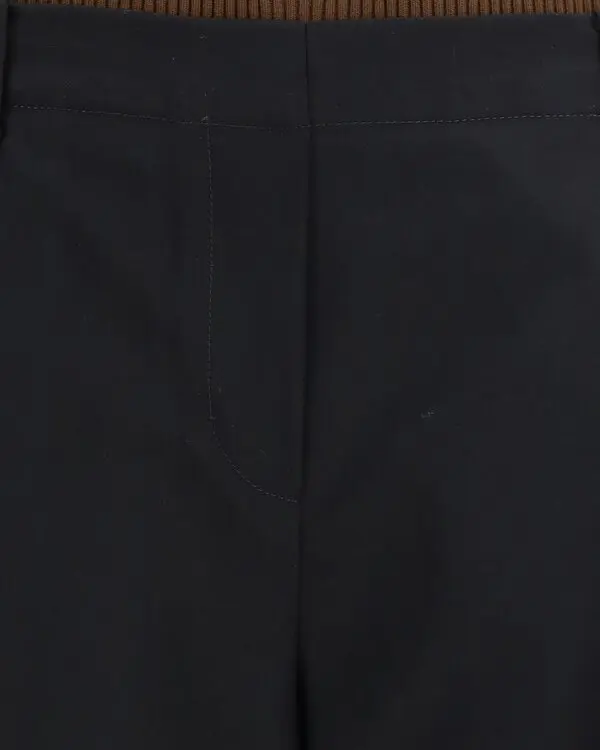 Loewe Wide-eg Pants With Ribbed Waistband Femae