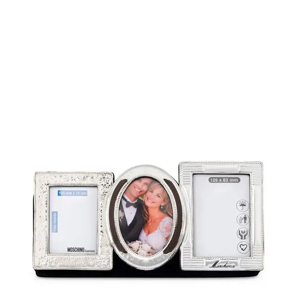 Moschino Photo Frame Mini Shoulder Handbag - Black