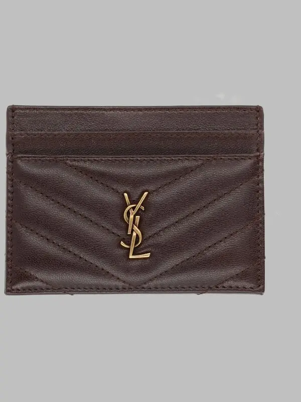 Saint Laurent Mini Wallet - Brown