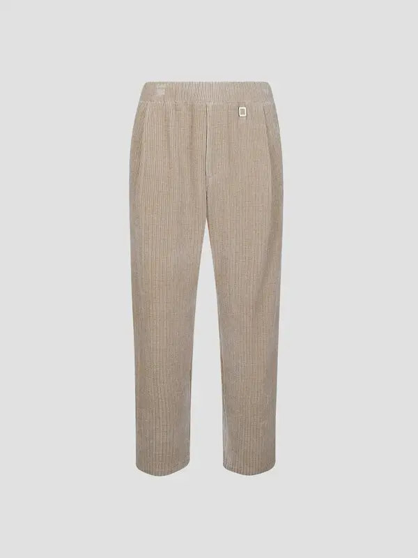 WOOYOUNGMI Wool-blend Tailored Mini Pants - Beige