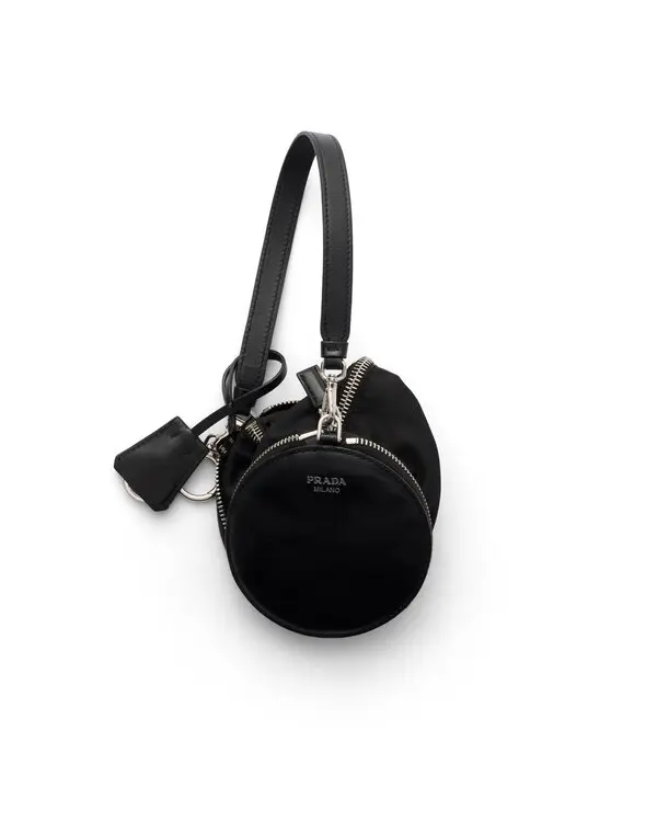 Prada Re-nylon And Leather Foldable Mini-bag