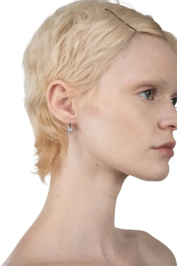 Alexis Bittar Molten Sterling Drop Earring