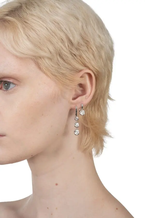 Alexis Bittar Molten Sterling Drop Earring