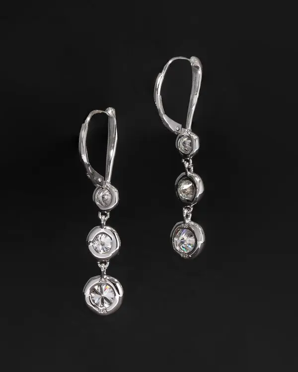 Alexis Bittar Molten Sterling Triple Drop Earring