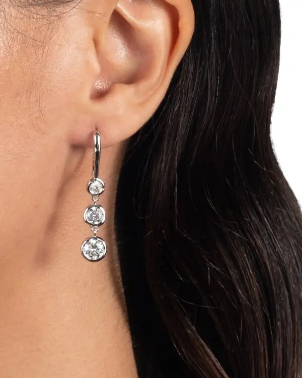 Alexis Bittar Molten Sterling Triple Drop Earring