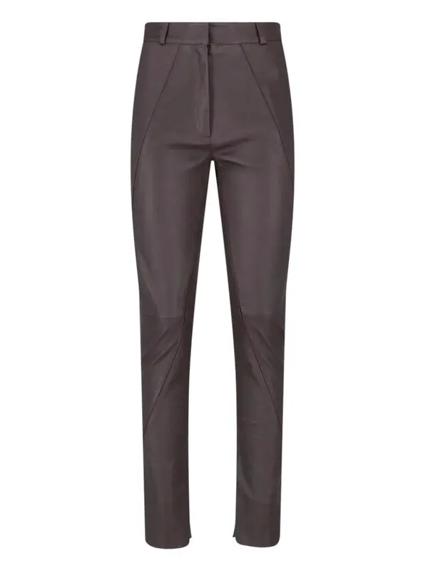 THE FRANKIE SHOP Slim Trousers "dune
