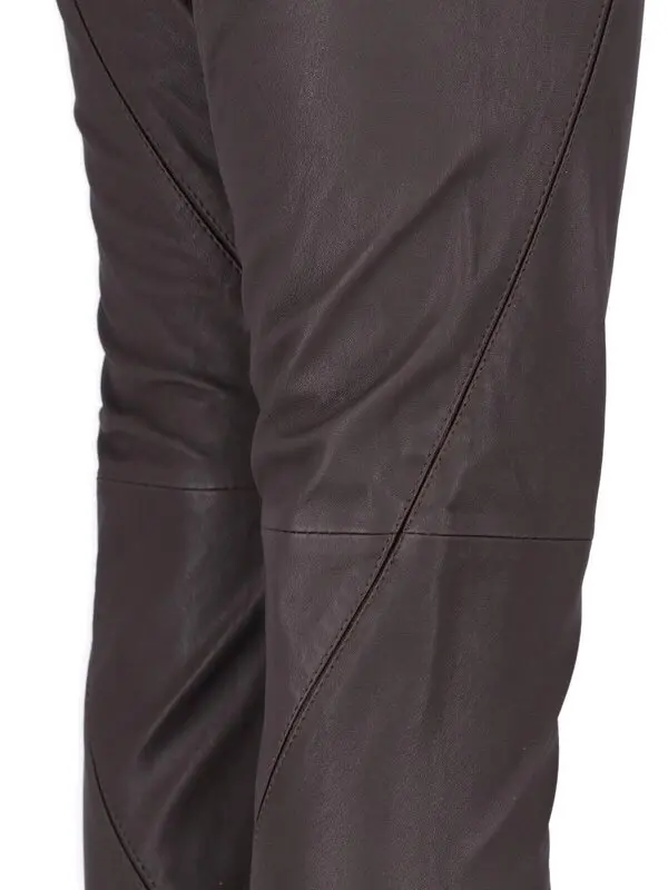 THE FRANKIE SHOP Slim Trousers "dune
