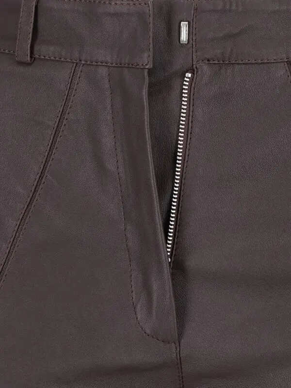 THE FRANKIE SHOP Slim Trousers "dune
