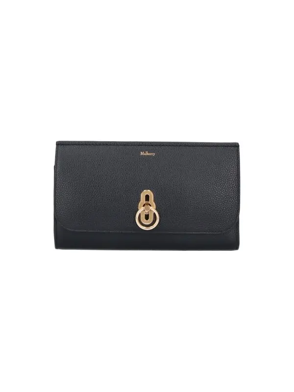 Mulberry Chain Wallet "amberley - Black