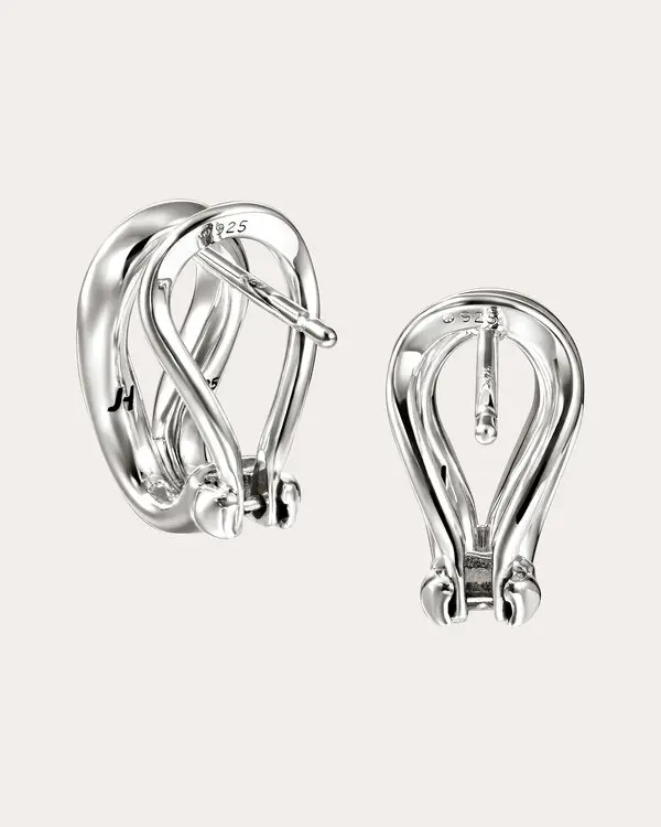 John Hardy Surf Omega-back Earrings