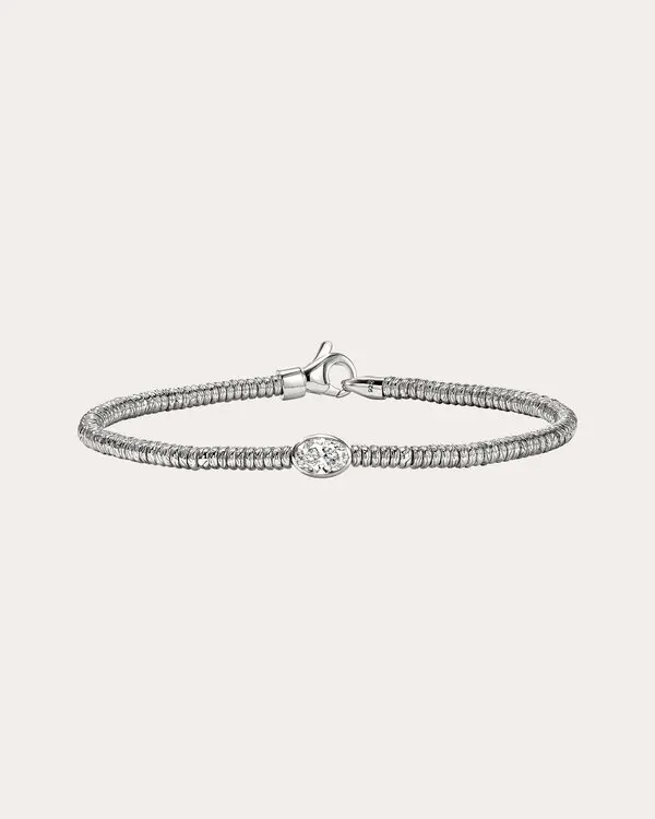 John Hardy Diamond Jh Lovestruck Heishi Bracelet - Silver