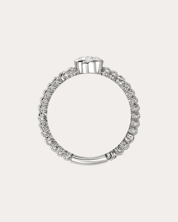 John Hardy Diamond Solitaire Jh Lovestruck Heishi Ring