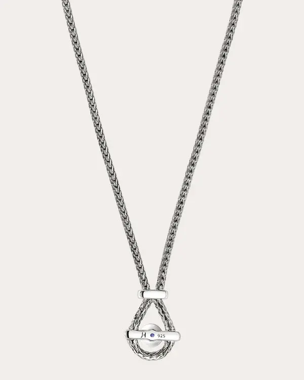 John Hardy Tanzanite & Diamond Icon Pendant Necklace