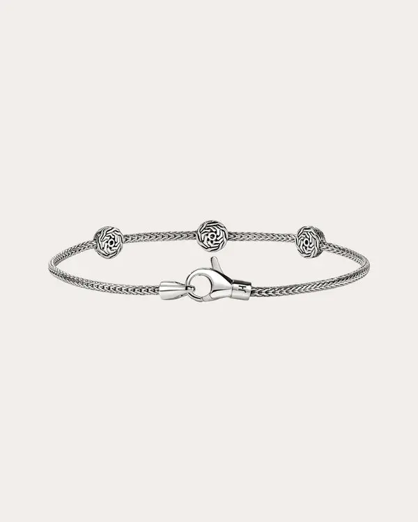 John Hardy Diamond Jh Essential Pavé Station Bracelet