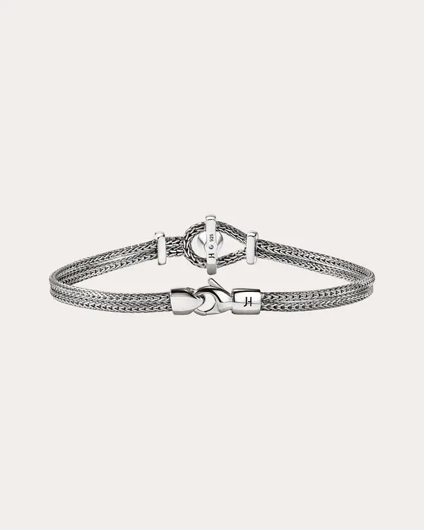 John Hardy Tanzanite & Diamond Icon Bracelet