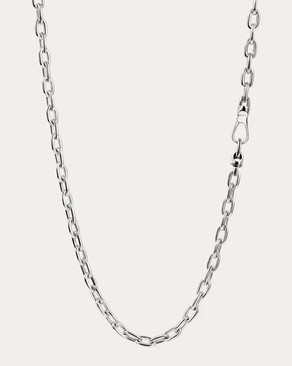 John Hardy Oval Link Chain Necklace - Silver