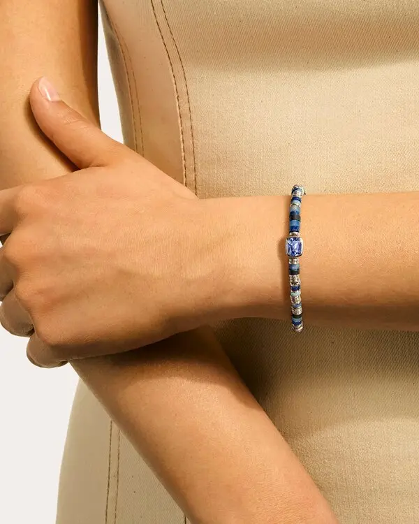 John Hardy Tanzanite Heishi Gem Bracelet