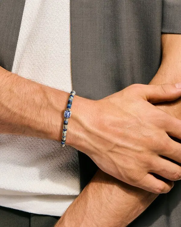 John Hardy Tanzanite Heishi Gem Bracelet