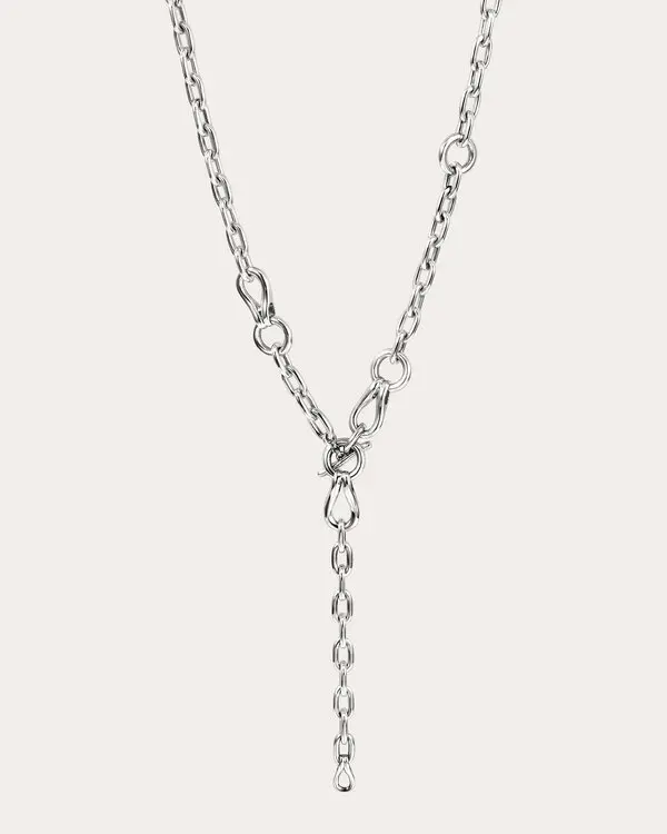 John Hardy Surf Link Lariat Necklace
