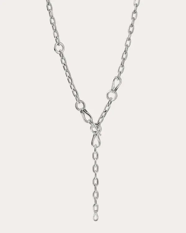 John Hardy Surf Link Lariat Necklace