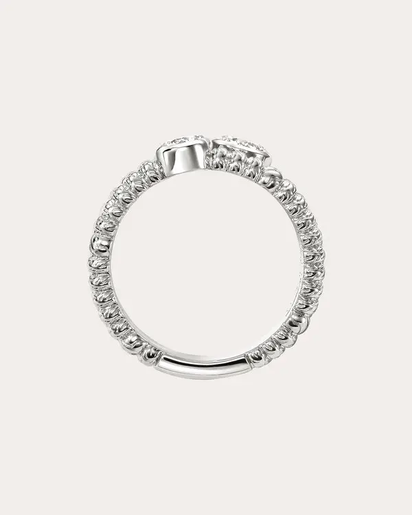 John Hardy Diamond Trio Jh Lovestruck Heishi Ring
