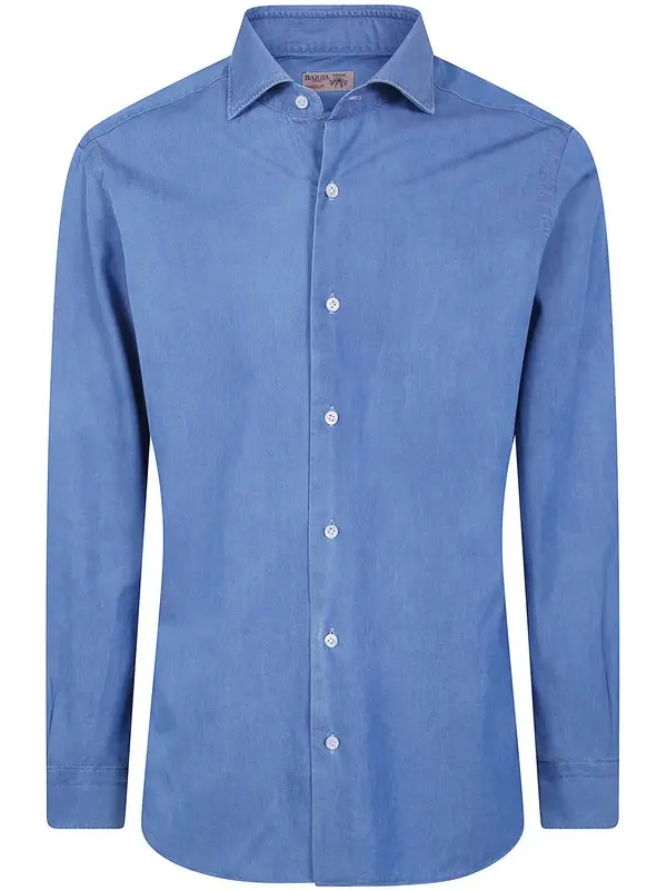 BARBA NAPOLI Shirt Light - Blue