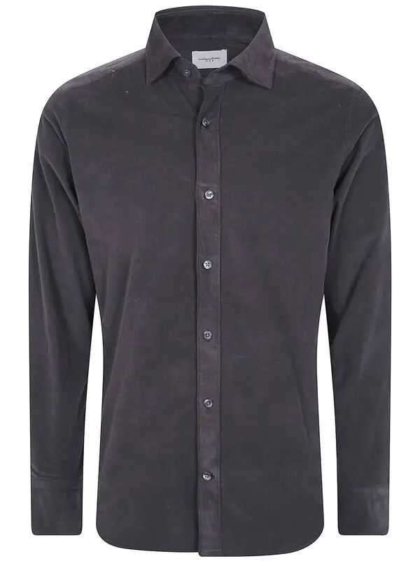 TINTORIA MATTEI 954 Shirt Small Rib Velvet Shirt