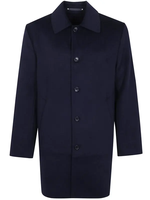 Paul Smith Long Coat Long Coat - Blue