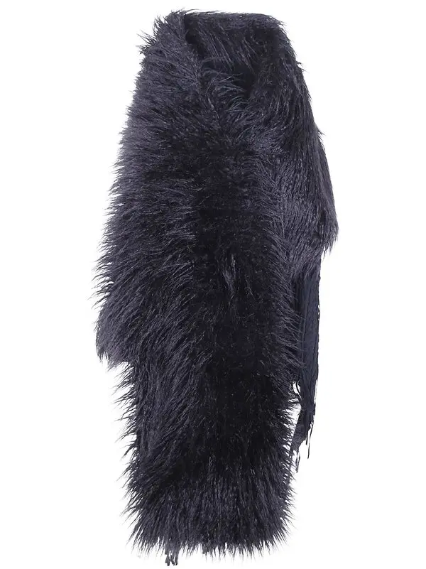 Yohji Yamamoto Coat "fur Stole Coat