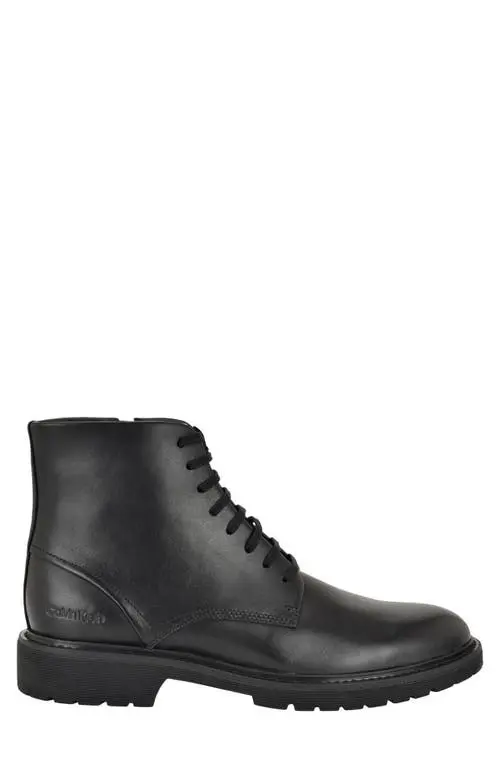 Calvin Klein Dilmen Leather Boot - Black