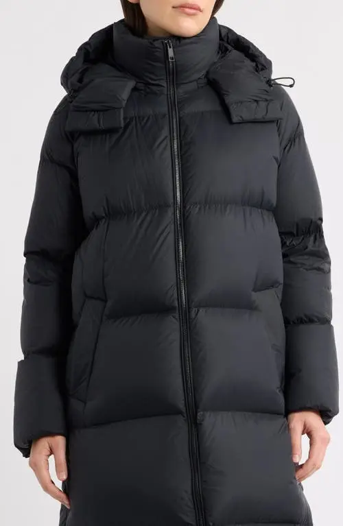Vince Long Hooded Down Puffer Coat