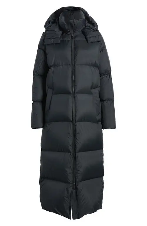 Vince Long Hooded Down Puffer Coat