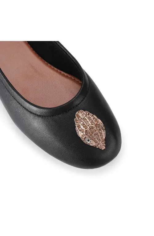 Kurt Geiger Belgravia Ballet Flat - Black
